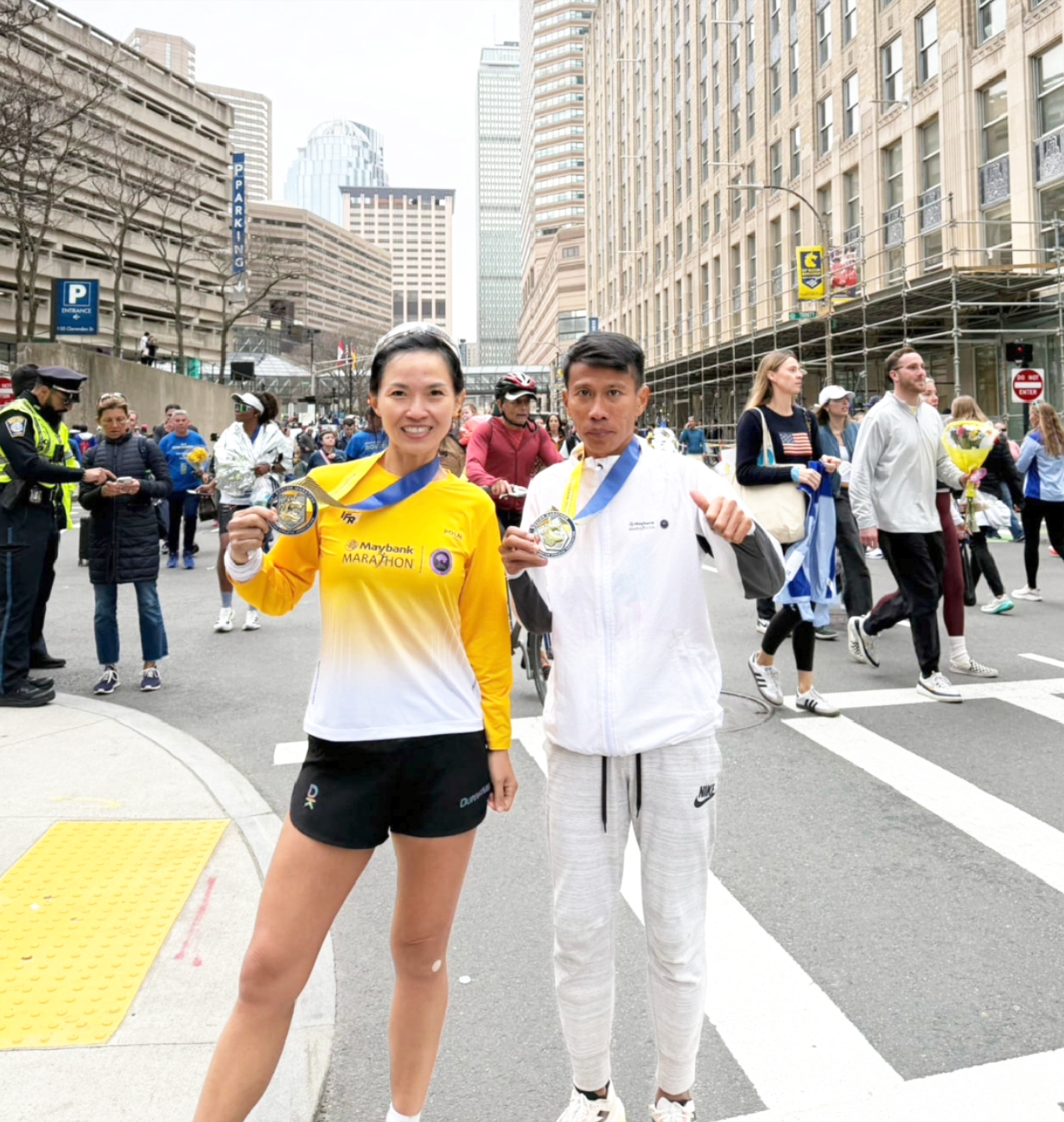 Marathon di Boston Amerika, Pelari Sumbawa Suwandi Finish Kedua dari ...