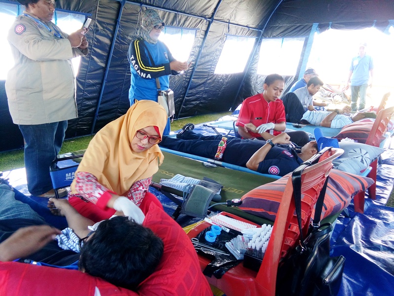 TAGANA Bantu Kekurangan Stok Darah - Samawa Rea