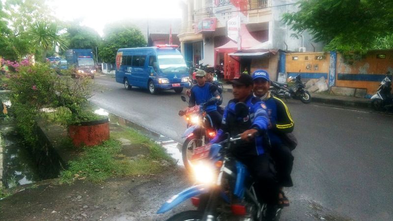 Cuaca Buruk, TAGANA-Disos Bangun Posko dan Gelar Apel Siaga - Samawa Rea