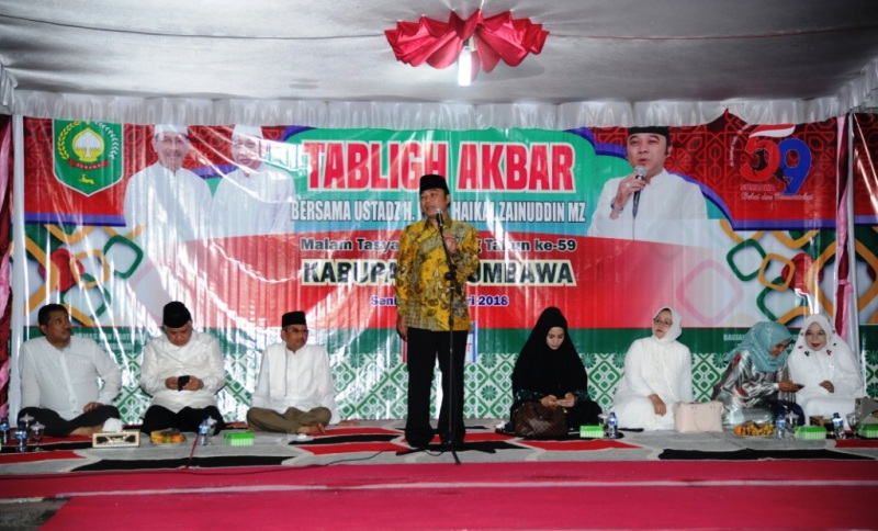 Tabligh Akbar HUT Kabupaten, Pemda Sumbawa Hadirkan Dai Kondang ...
