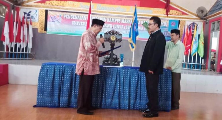 Doktor Syafruddin Resmi Menjabat Rektor UNSA - Samawa Rea