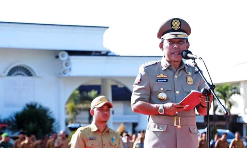 Ini Pesan Bupati KSB pada Peringatan HUT Pol PP - Samawa Rea