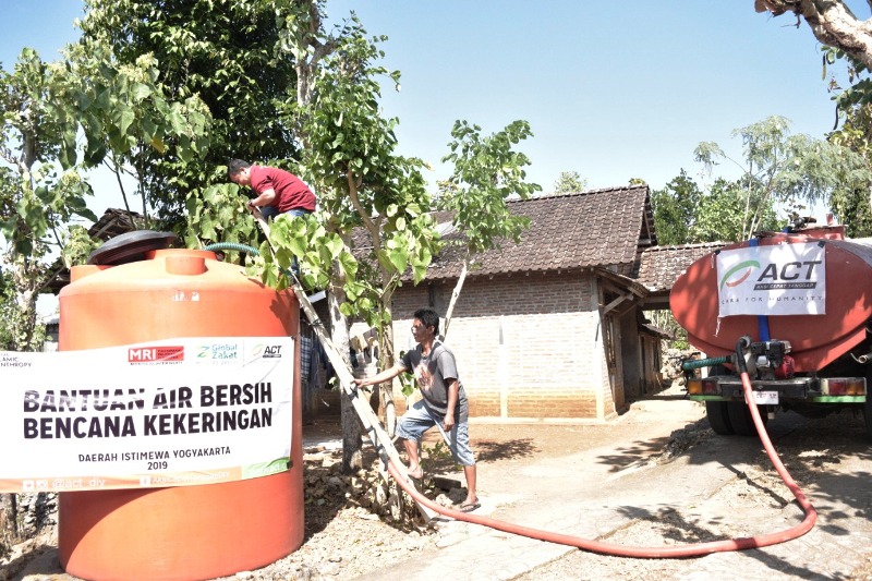 Kekeringan Gunungkidul, ACT Targetkan 500 Tangki - Samawa Rea
