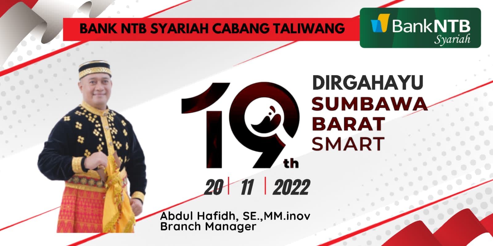 BANK NTB SYARIAH CABANG SUMBAWA BARAT MENGUCAPKAN DIRGAHAYU KABUPATEN ...