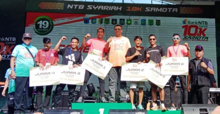 Diikuti 2000 Pelari, Juara Marathon Bank Syariah 10K Samota Didominasi ...