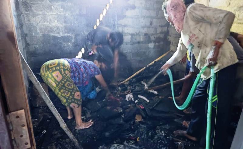 Dipicu Sisa Pembakaran Dupa, Satu Rumah Terbakar - Samawa Rea